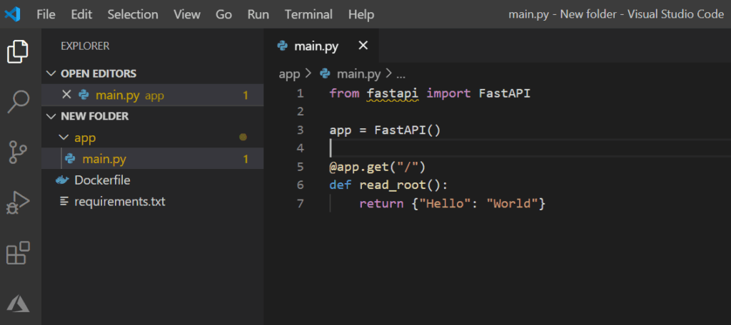FastAPI Application Setup in Visual Studio Code - Triveni